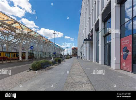Lodz Poland August 7 2022 Unicorn Stable tram station in Łódź Poland Stock Photo Alamy
