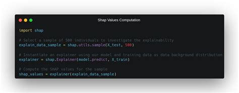Explainability Of Machine Learning Models Shap Values