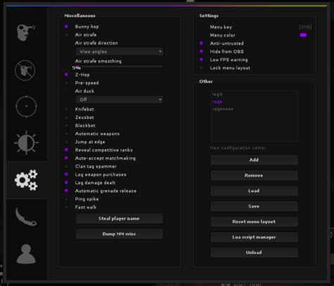 [source] internal every clone menu ever