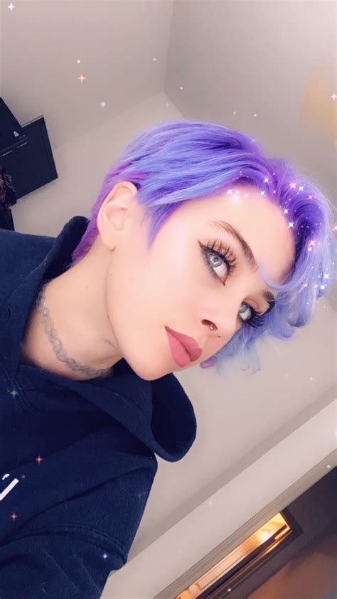 Purple Pixie Cut