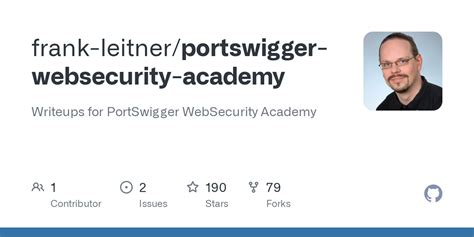 Github Frank Leitnerportswigger Websecurity Academy Writeups For