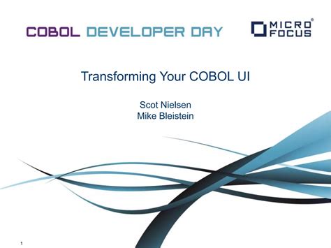 Transforming Your Cobol Ui Cobol Developer Day Ppt