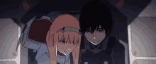 Zero Two And Hiro Anime Gif Zero Two And Hiro Anime Kiss Discover Share Gifs