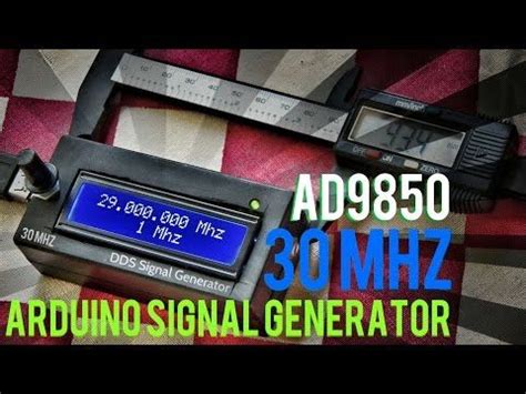 Arduino AD MHz DDS Signal Generator