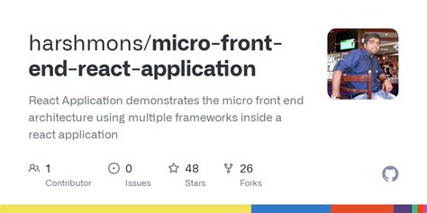 Github Harshmonsmicro Front End React Application React Application Demonstrates The Micro
