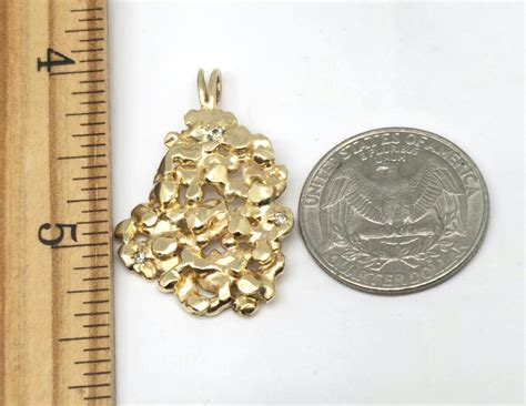 Custom Solid Real 14k Yellow Gold Genuine Nat Diamond Gem
