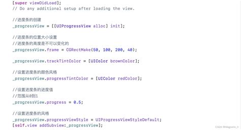 oc语言ui学习笔记——滑动条和进度条 oc progress csdn博客