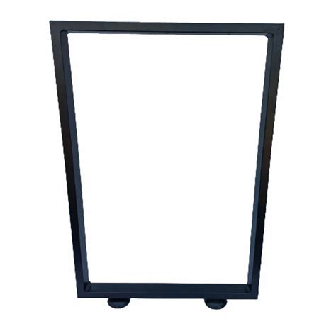 Black Powder Coating Rectangle Shape Metal Table Leg For Hardware