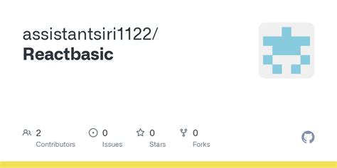 Github Assistantsiri1122reactbasic