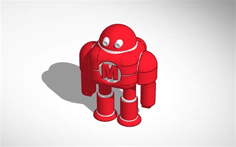 3d Design Lesson Robot Result Tinkercad