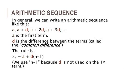 Arithmetic And Geometric Sequences Pptx