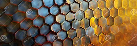 colorful hexagonal honeycomb pattern with gradient background and light