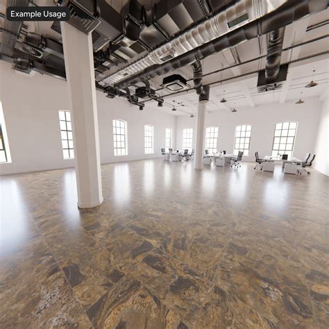 Rectangular Granite Tile Texture Brown Poliigon