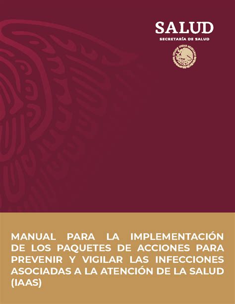 Manual Iaas Implementación De Paquetes Para Prevenir Infecciones En