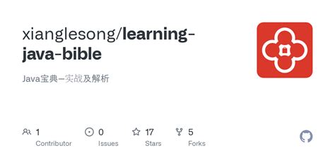 Github Xianglesonglearning Java Bible Java宝典 实战及解析