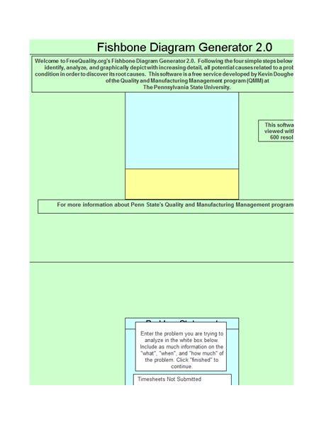 Fishbone Diagram Excel Template Create Root Cause Analysis In Excel
