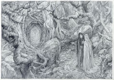 Eye Of The Island The Meeting Of Aredhel And Eol By Matthew