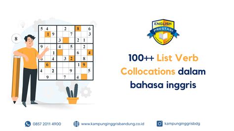 100 List Verb Collocations Dalam Bahasa Inggris Kampung Inggris