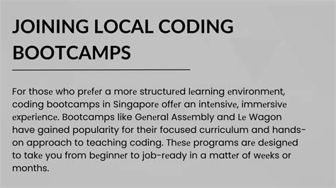 ppt the 5 best ways to learn coding in singapore for beginners