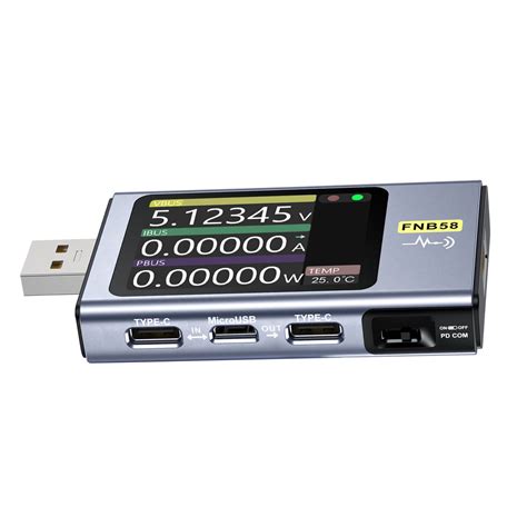 Usb Voltage Current Meter Voltmeter Ammeter Qcpd Type C Fast Charge