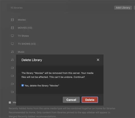 Plex Not Removing Deleted Libraries Why Not Rplex