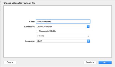 Swift2 How To Add The Code File For A Second Viewcontroller Stack