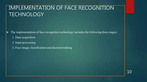 Face Recognition Technology PPTX