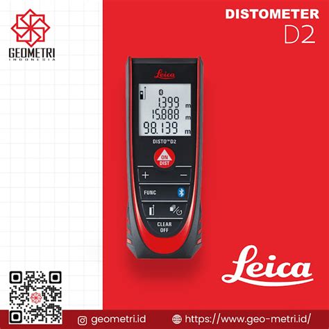 Jual Distometer Leica D2 Jarak 100 Meter Di Makassar Geometri