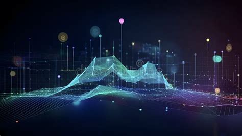 Big Data Stream Futuristic Infographic Digital Futuristic Technology In Smart Cloud Server Ai