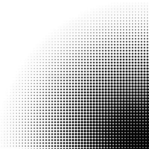 Circle Halftone Element Circular Half Tone Pattern Spiral Vortex Swirl Shape Stock Vector