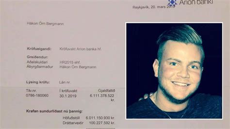 Fékk sex milljarða kröfu vegna bílaláns Vísir