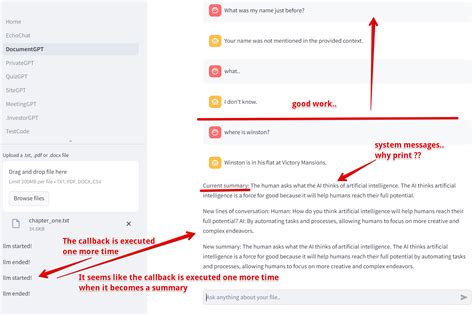 Using Lcel Memory Results In The Printing Of System Messages Why