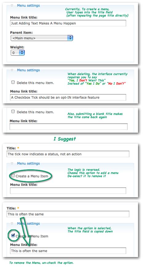 Use Onoff Checkbox To Enable Nodes Menu Item 322703