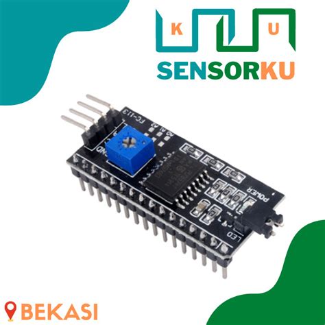 jual i2c iic serial com interface for lcd 16x2 lcd1602 adapter kota