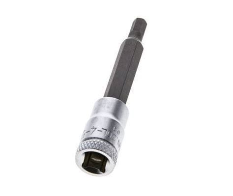 1 4 Gedore 60mm Long Pin Socket Insert For 4 Mm Hexagonal Socket