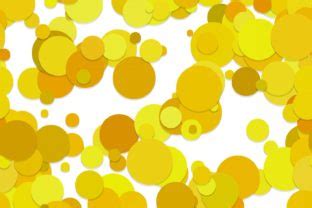 Abstract Seamless Yellow Circle Pattern Graphic By Davidzydd · Creative