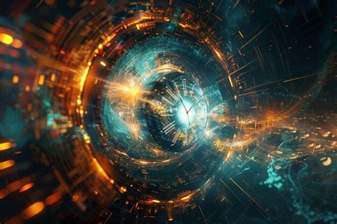 Premium Photo Peer Into The Depths Of Temporal Distortion As A C