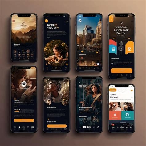 Premium Photo A Visual Journey Through Social Networking Apps On A Smartphone