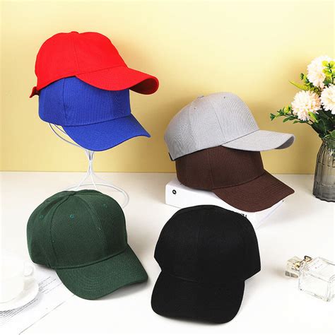 متعددة الألوان الكبار النساء عادية الصلبة قبعة رياضية قابل للتعديل قبعات البيسبول Gorros للجنسين