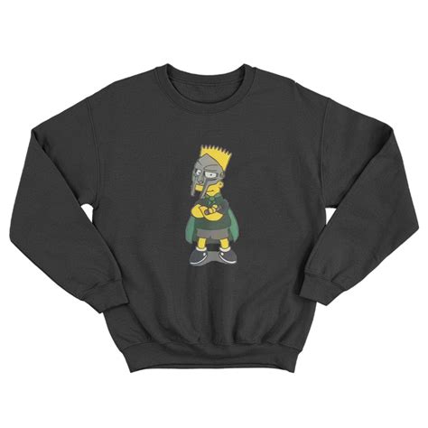 Mf Doom Bart Simpson Sweatshirt For Unisex