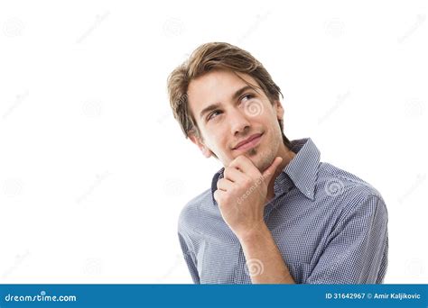 Sympathetic Thoughtful Man Stock Image Image Of Happy 31642967