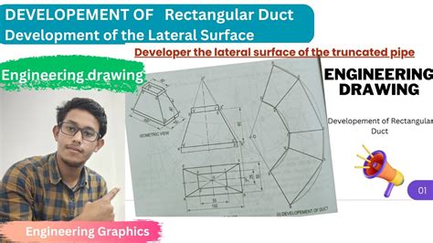 Developement Of Rectangular Duct Development Of The Lateral Surface