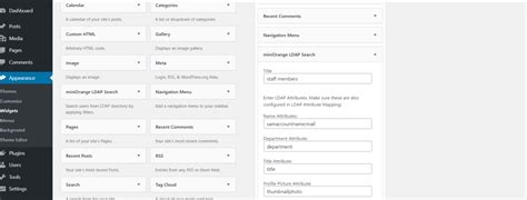 Guide To Setup Ldap Search Widget Add On