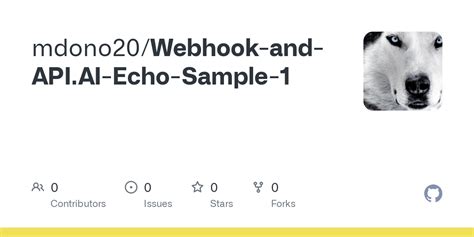 Github Mdono20webhook And Apiai Echo Sample 1