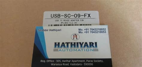 Black USB SC 09 PLC Programming Cable At 3552 In Vadodara ID 23173936773