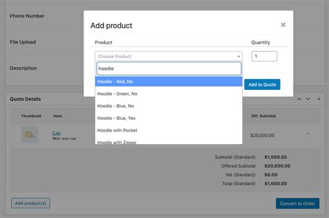 Request A Quote For Woocommerce Ultimate Quotation Plugin