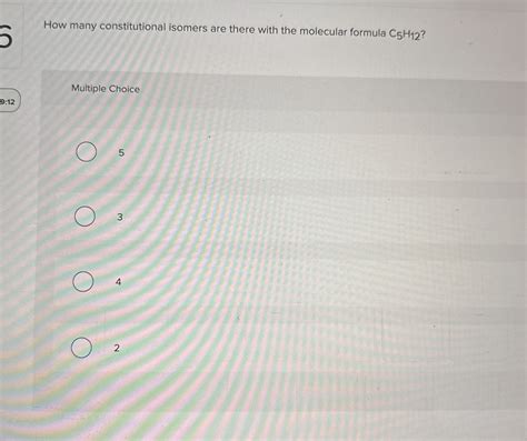 Solved How Many Constitutional Isomers Are There With The