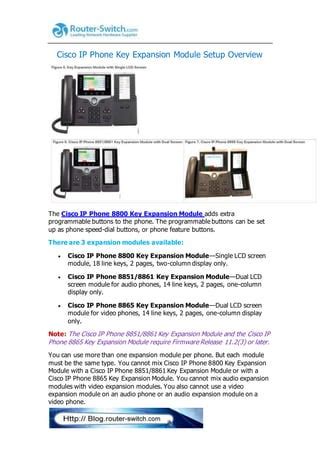 Cisco Ip Phone Key Expansion Module Setup PDF