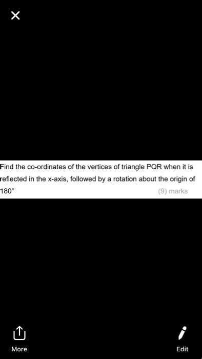Solved The Vertices Of Triangle PQR Are Given By The Chegg