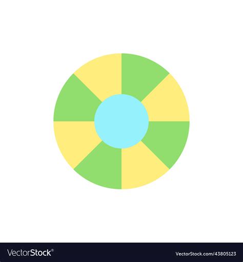 Lens Filter Flat Color Ui Icon Royalty Free Vector Image